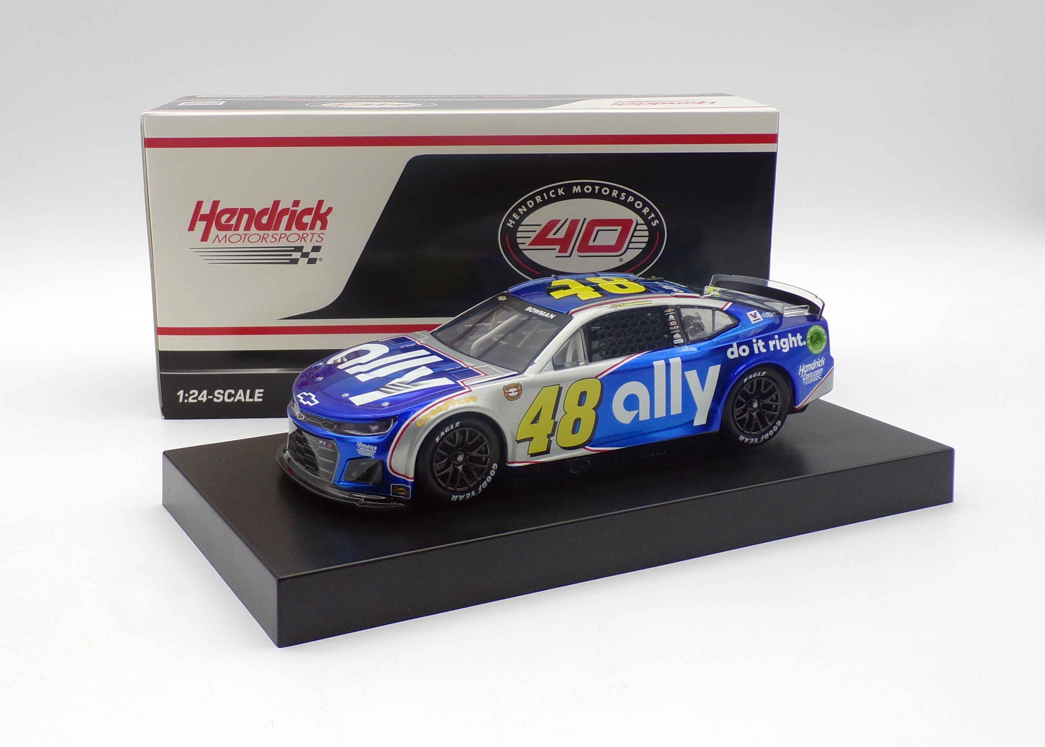 Alex Bowman 2024 Ally Throwback 1:24 Liquid Color Nascar Diecast