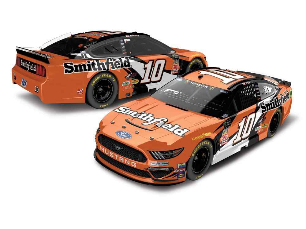 Aric Almirola 2019 Smithfield Darlington Throwback 1:24 Elite Nascar ...