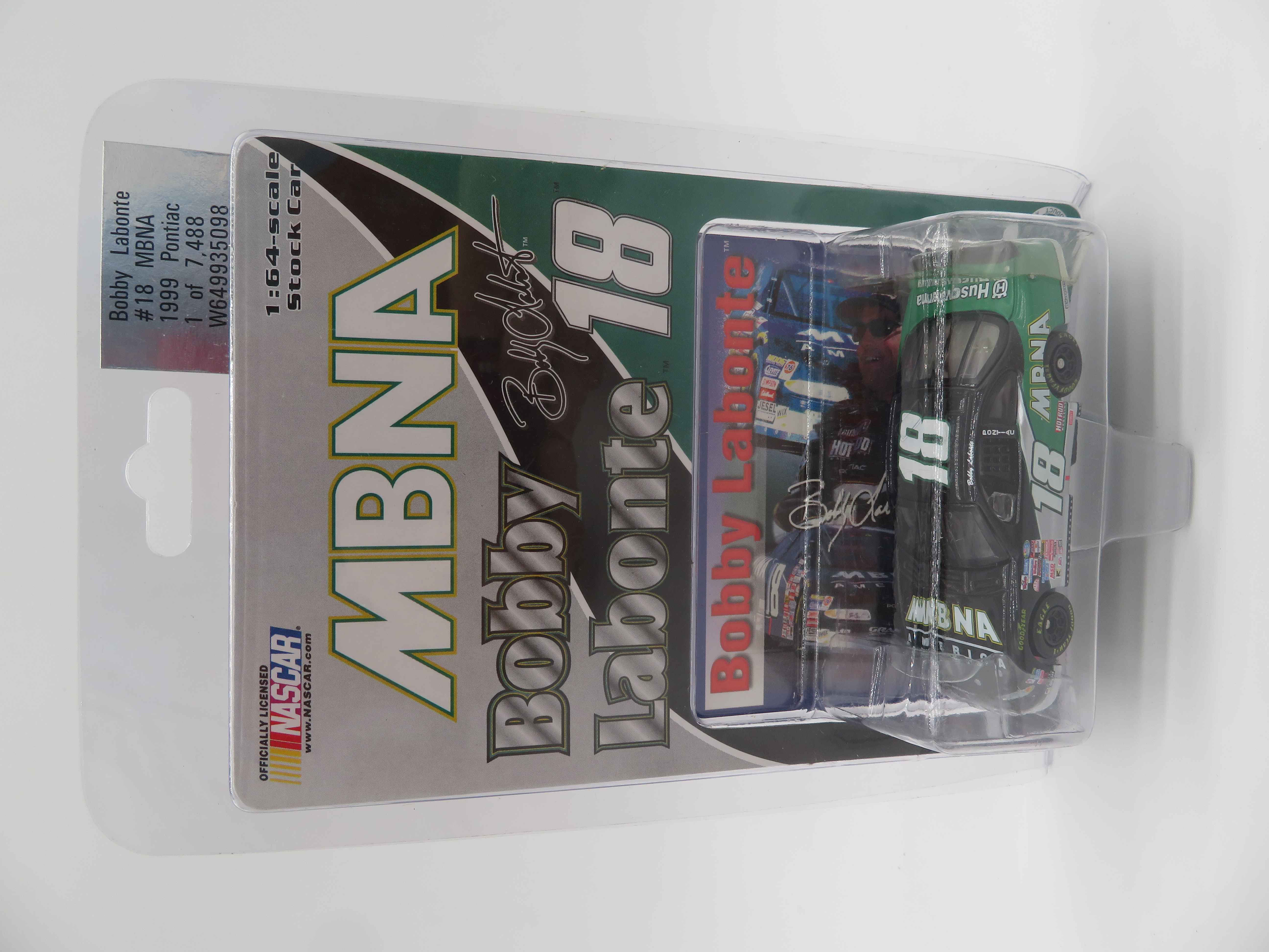 Bobby Labonte 1999 #18 MBNA 1:64 Nascar Diecast