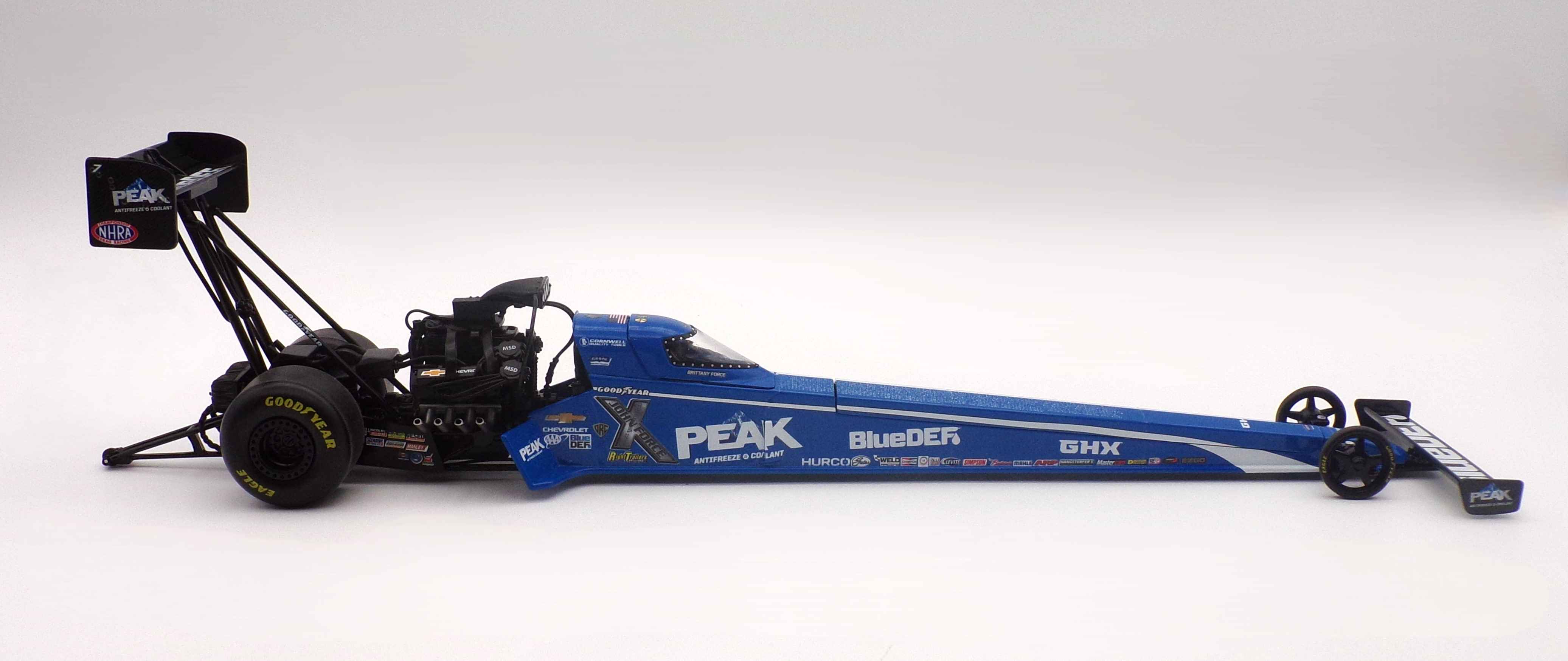 Brittany Force 2024 Peak Top Fuel Dragster 1:24 NHRA Diecast