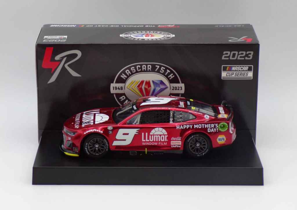 Chase Elliott 2023 Llumar Darlington Throwback 1:24 Color Chrome Nascar ...