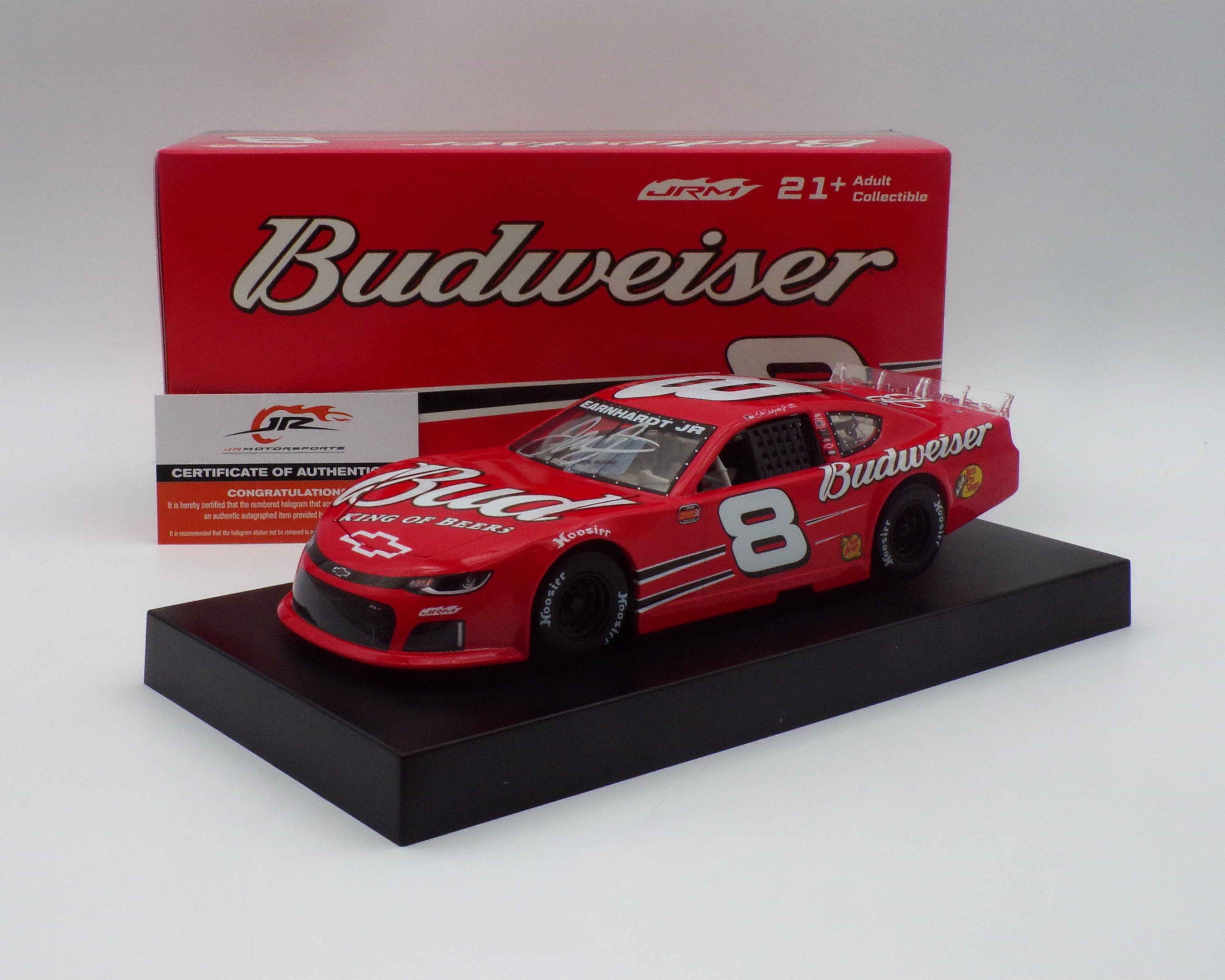 Dale Earnhardt Jr Autographed 2024 Budweiser 1:24 Late Model Stock Car ...
