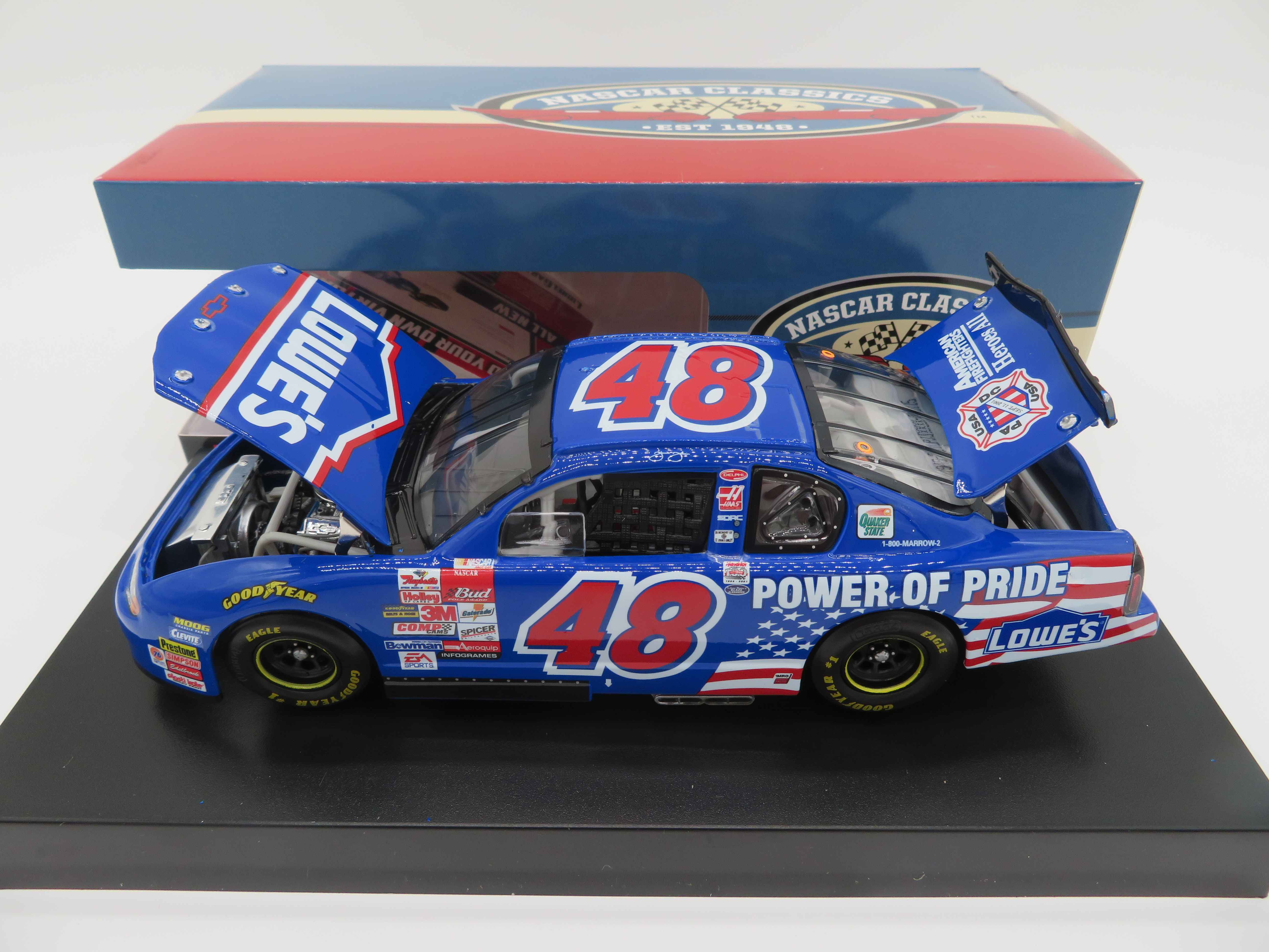 Jimmie Johnson 2019 Lowes Power Of Pride First Career Start 1:24 Nascar ...