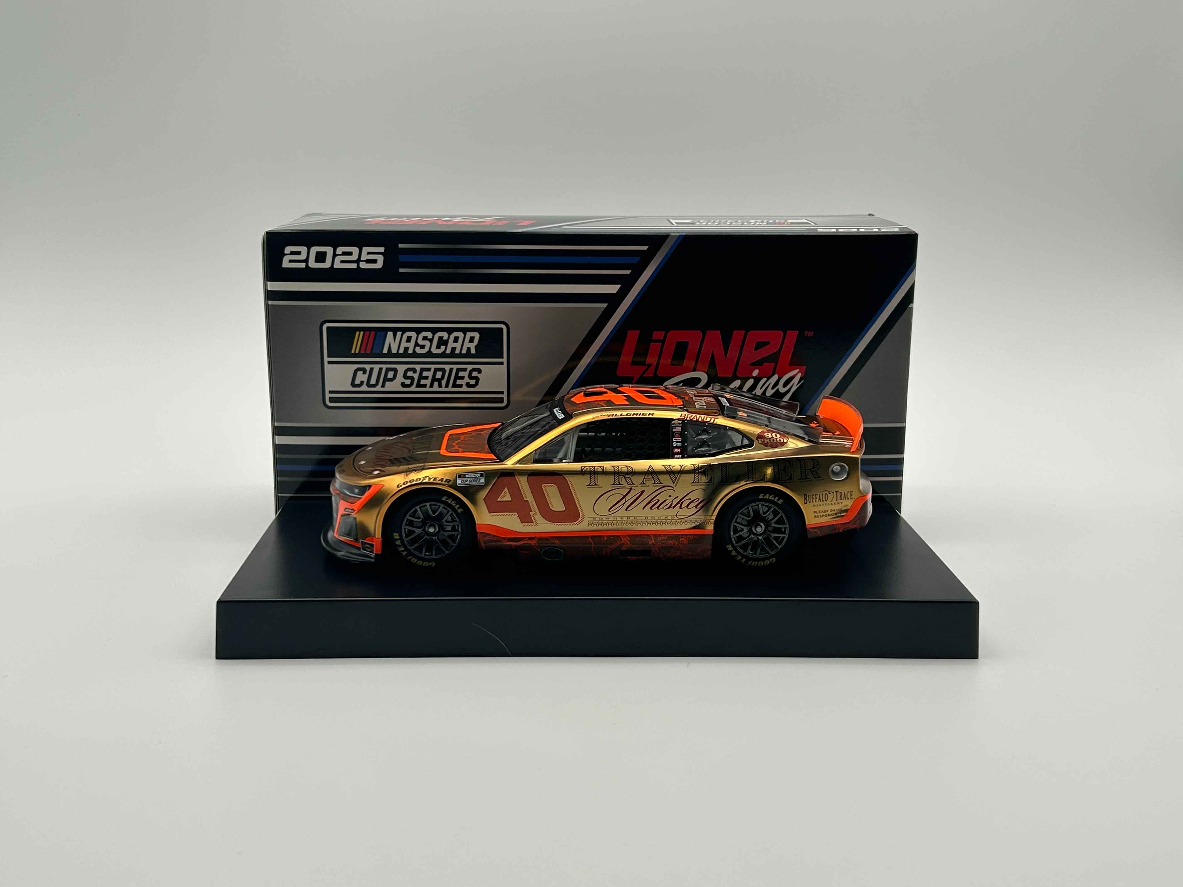 Justin Allgaier 2025 Traveller Whiskey 1:24 Color Chrome w/STAMP ...