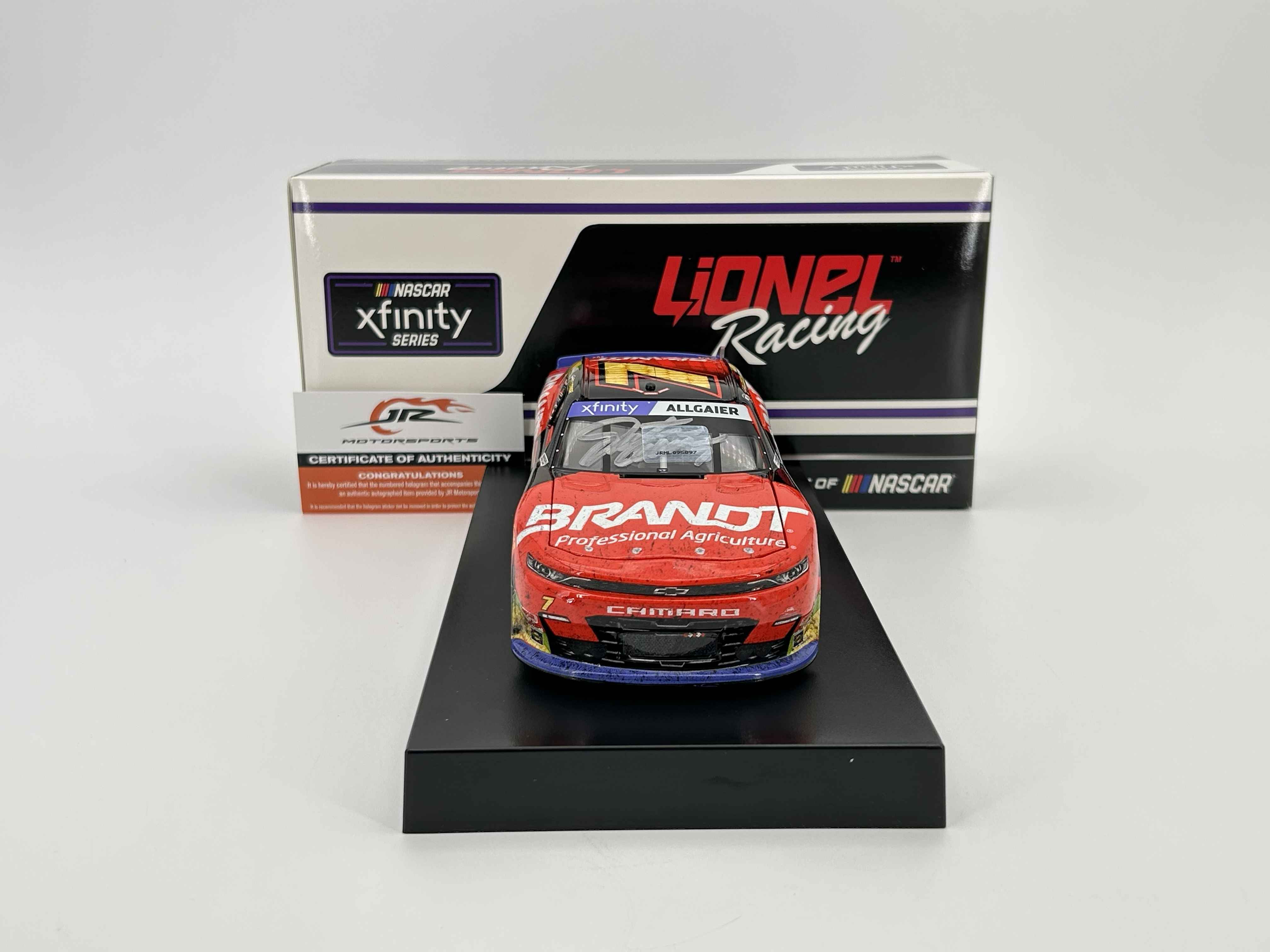Justin Allgaier Autographed 2024 Championship Clinching Raced Version 1 ...