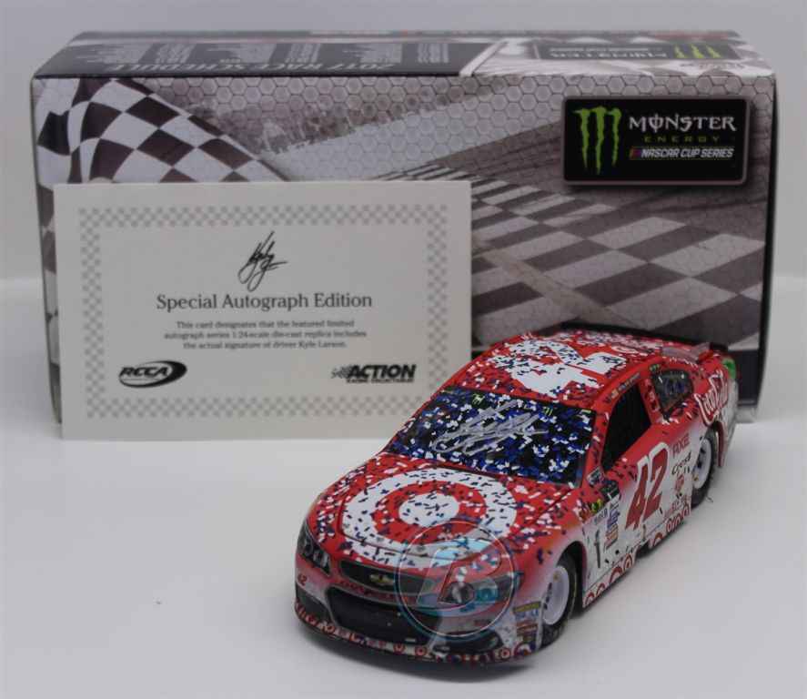 Kyle Larson Autographed 2017 Target/2nd Michigan Win 1:24 Nascar Diecast