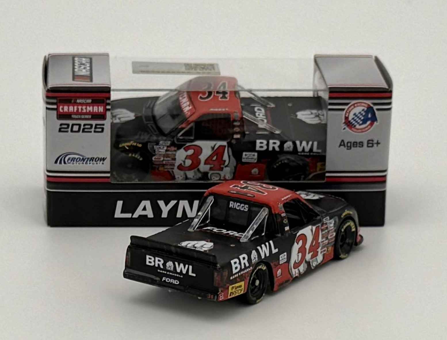 Layne Riggs 2025 Bare Knuckle Boxing Pocono 6/20/25 Race Win 1:64 ...