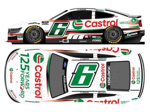 Brad Keselowski 2024 Castrol 125 Years Forward 1:24 Color Chrome Nascar ...