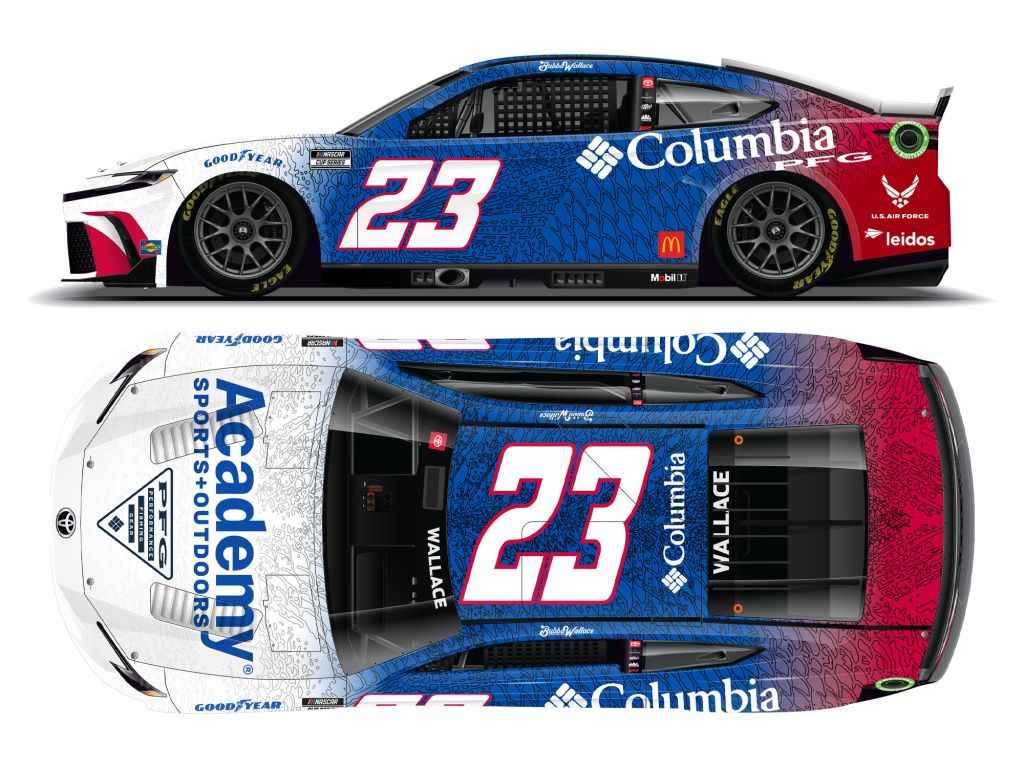 Bubba Wallace 2024 Columbia PFG Americana 1:64 Nascar Diecast