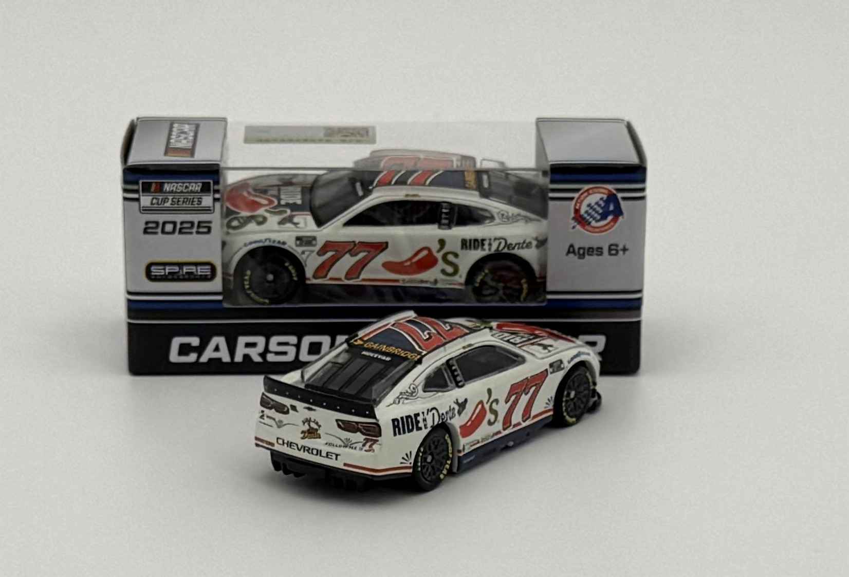 Carson Hocevar 2025 Chili's Ride The 'Dente 1:64 Nascar Diecast