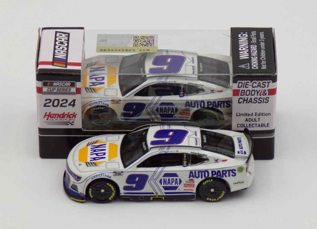 Chase Elliott 2024 Napa White 1:64 Nascar Diecast Chassis