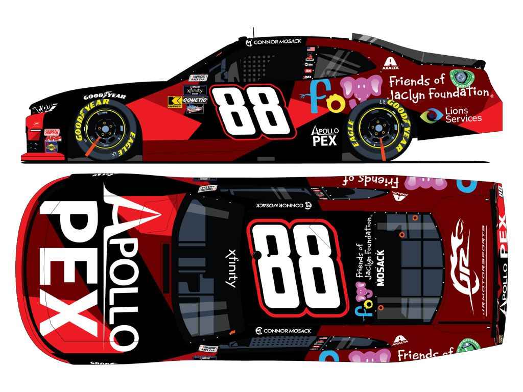 Connor Mosack 2024 Apollo Pex 1:24 Nascar Diecast - Xfinity Series
