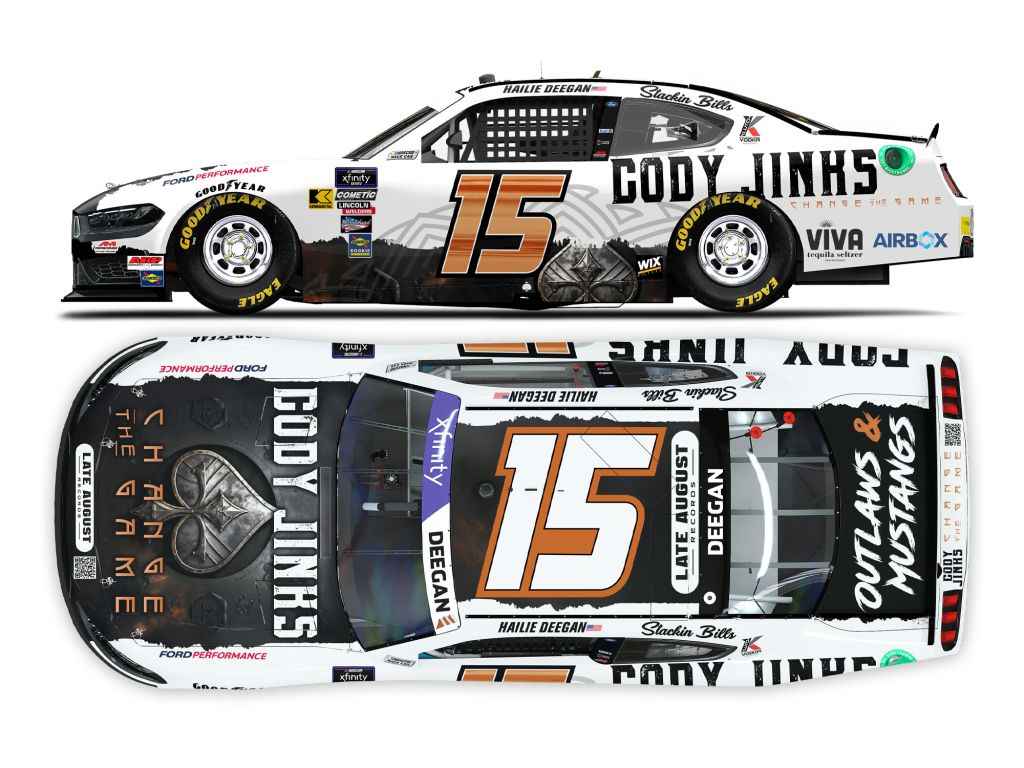 Hailie Deegan 2024 Cody Jinks 1:24 Nascar Diecast - FOIL NUMBER CAR ...