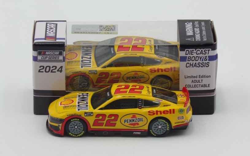 Joey Logano 2024 Shell-Pennzoil 1:64 Nascar Diecast Chassis
