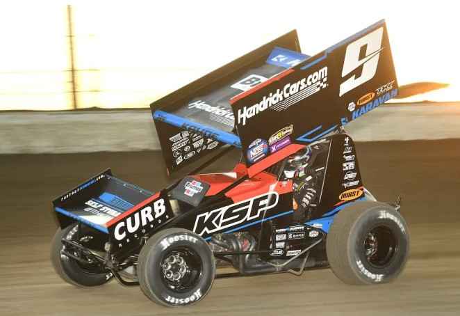 Kasey Kahne 2025 KSP #9 1:50 Winged Sprint Car Diecast
