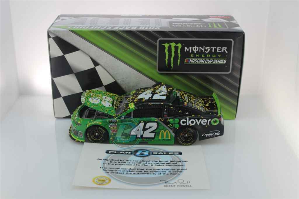 Kyle Larson Autographed 2019 Clover Dover Playoff Race Win 1:24 NASCAR ...