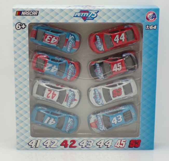 Petty Family 75 Years of Racing Commemorative 1:64 Nascar Diecast 8 Car Set