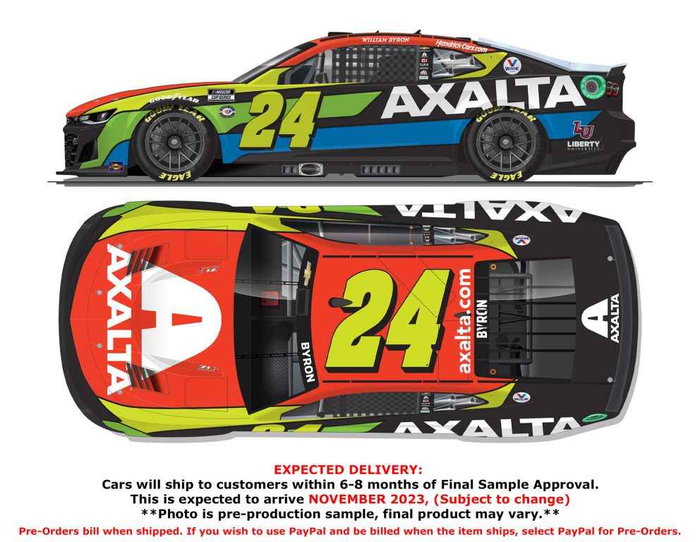 William Byron 2023 Axalta 1:64 Nascar Diecast