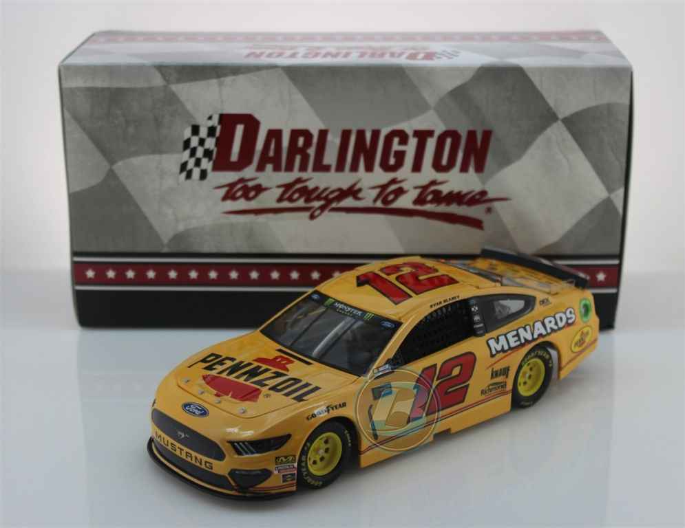 Ryan Blaney 2019 Pennzoil Darlington Throwback 1:24 Flashcoat Color ...
